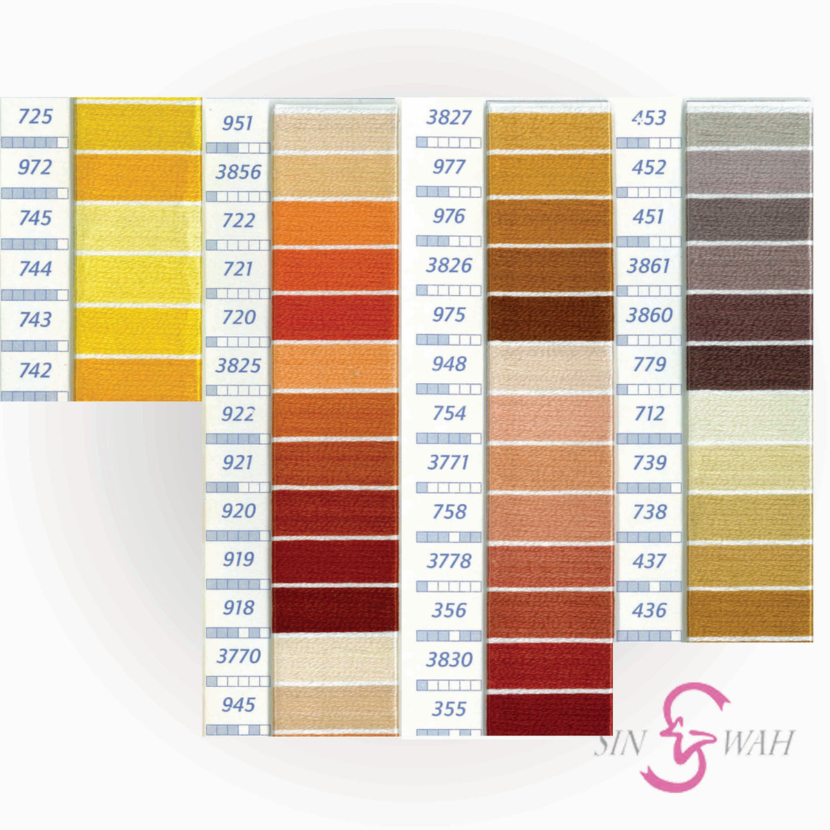 Sin Wah Online - DMC Cross Stitch Embroidery Thread - DMC MOULINÉ ...