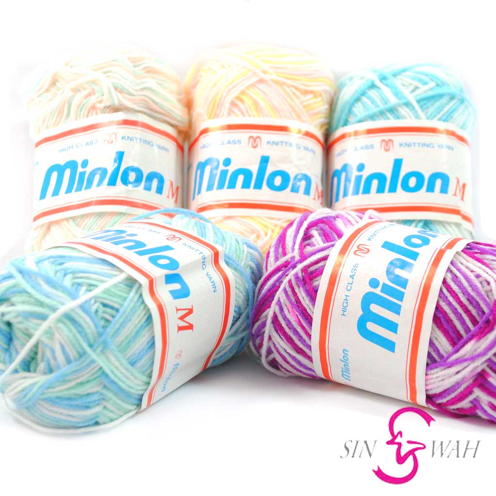 Sin Wah Online - Minlon® M crochet Knitting (Two tone Color)